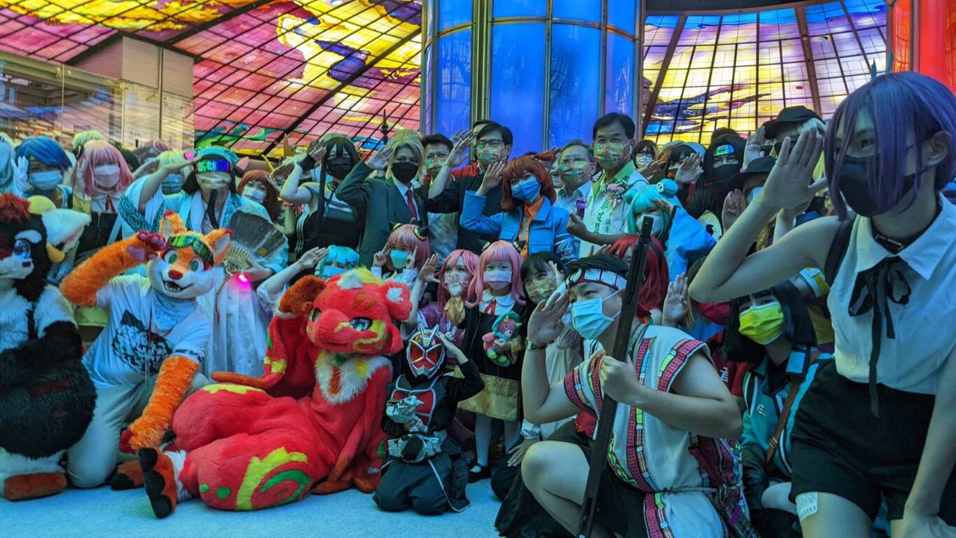 Cosplayers on the ground in Kaohsiung - Focus Taiwan