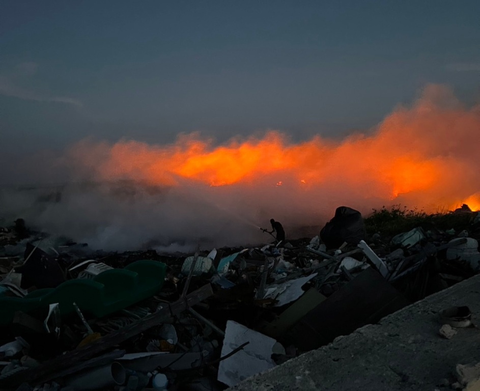 Landfill on fire, again - Focus Taiwan