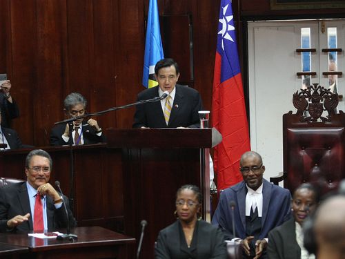 ROC president speaks at St. Lucia parliament - Focus Taiwan