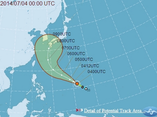 Newly formed tropical storm forecast to affect Taiwan - Focus Taiwan