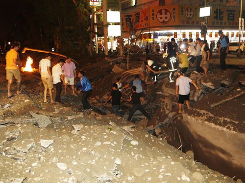 Over 110 rushed to hospitals for treatment after Kaohsiung explosions ...