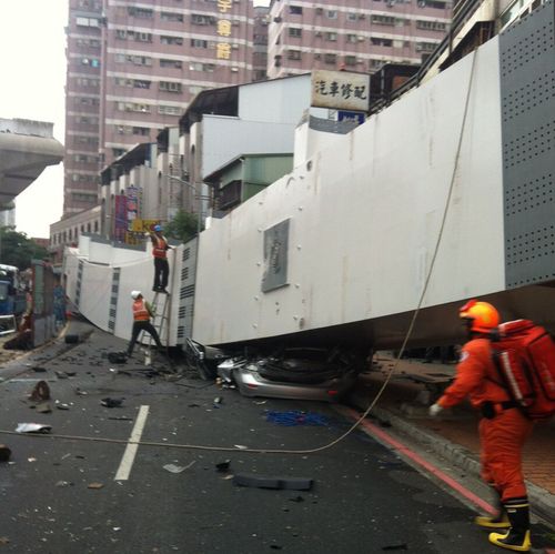 Taichung MRT construction accident kills 4, injures 4 - Focus Taiwan