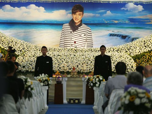 Funeral for actor Shone An held in Tainan - Focus Taiwan