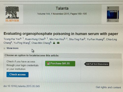 Taiwan develops test strips for pesticide poisoning - Focus Taiwan