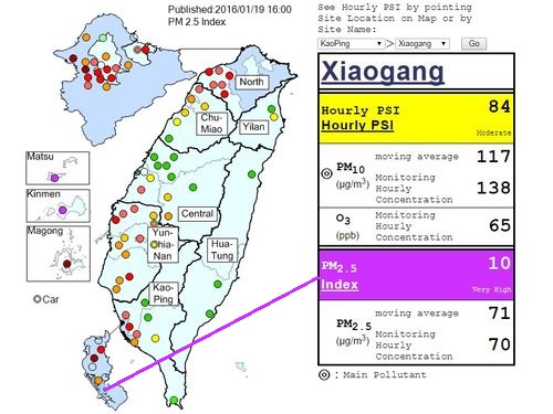 Air pollution alert issued for areas in Taiwan - Focus Taiwan