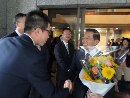 Frank Hsieh arrives in Tokyo as Taiwan's envoy to Japan - Focus Taiwan