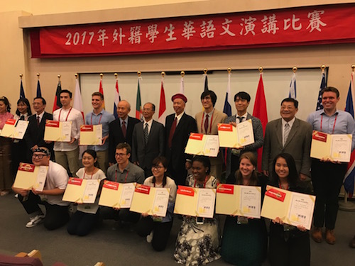 American student wins Mandarin speech contest in Taipei - Focus Taiwan