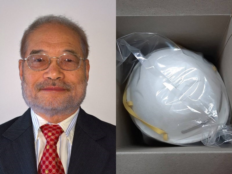 Taiwanese inventor of N95 mask returns to work amid COVID-19 pandemic ...