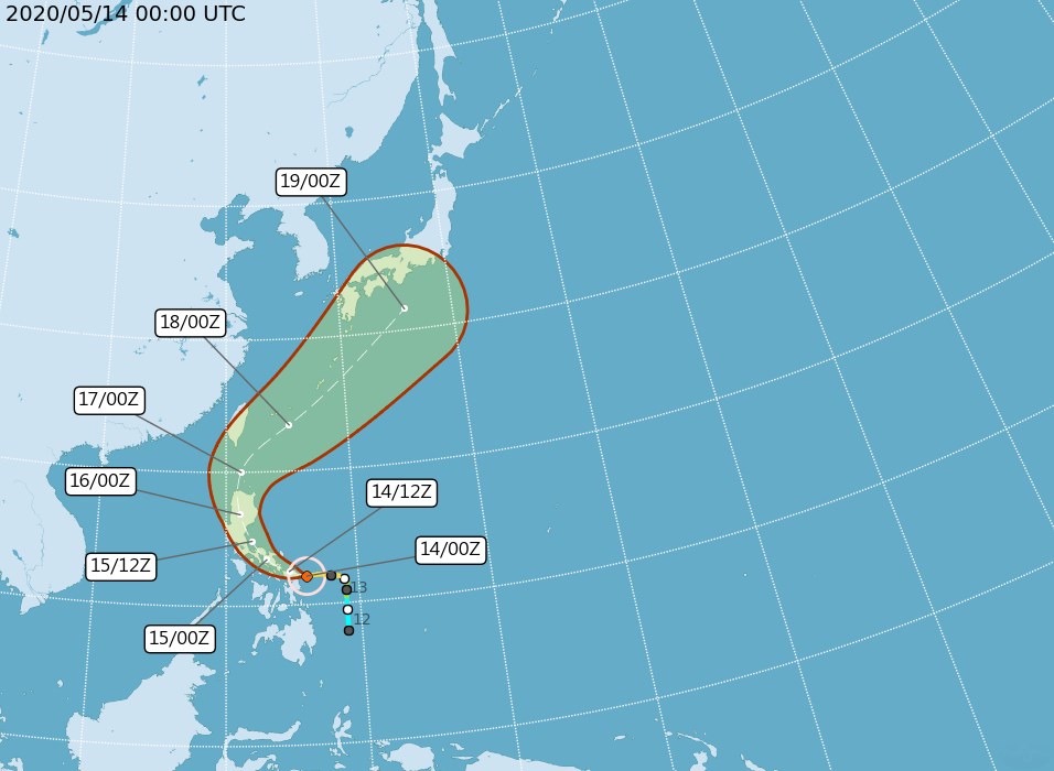 Typhoon outskirts forecast to affect Taiwan over weekend - Focus Taiwan