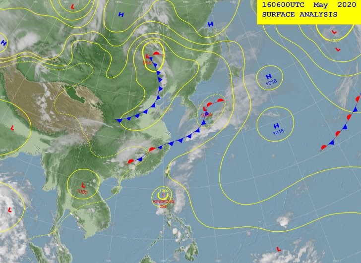 Tropical Storm Vongfong to come closest to Taiwan on Sunday: CWB ...