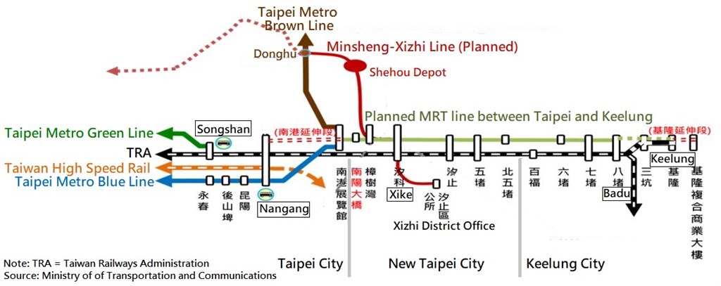 Greater Taipei MRT to encompass Keelung in network upgrade: officials ...