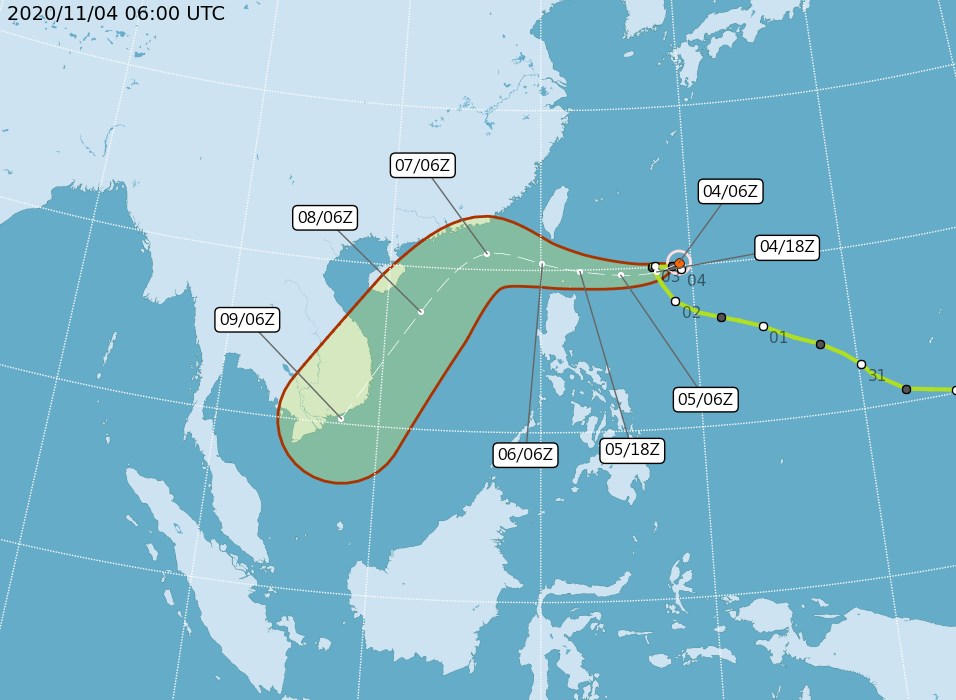 Sea warning possible for Tropical Storm Atsani - Focus Taiwan