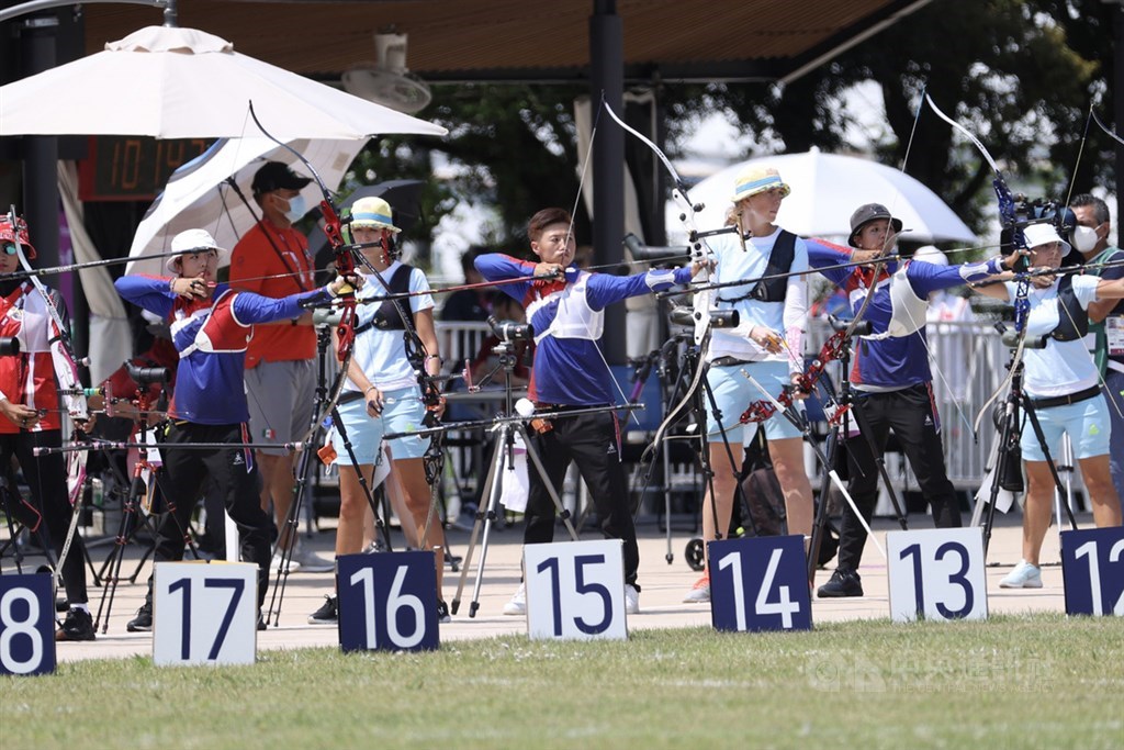 Taiwan's women's archery team eliminated in opening round at Olympics ...