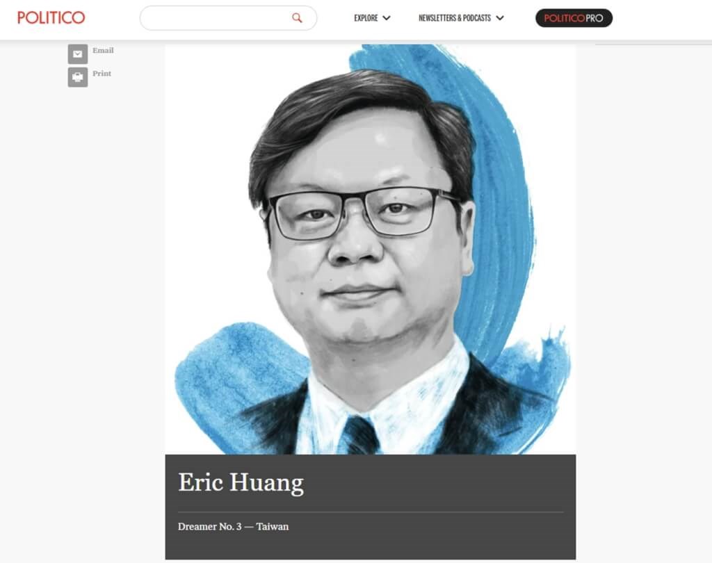 Taiwanese diplomat among Politico's 28 most influential people in ...