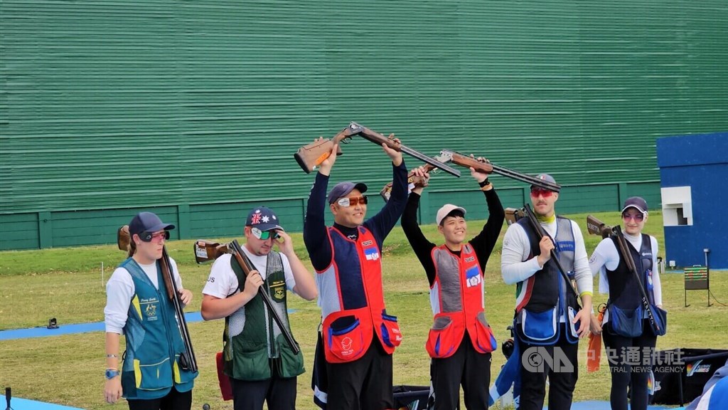 Taiwanese duo wins World Cup gold in trap mixed team - Focus Taiwan