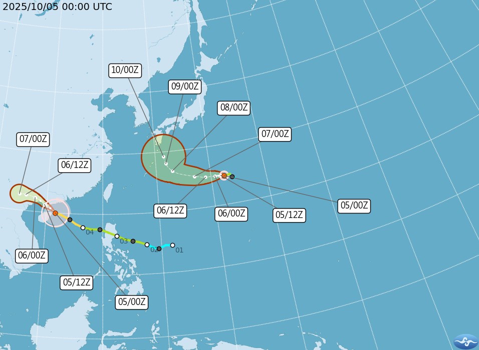 Tropical Storm Halong unlikely to head toward Taiwan: Expert - Focus Taiwan