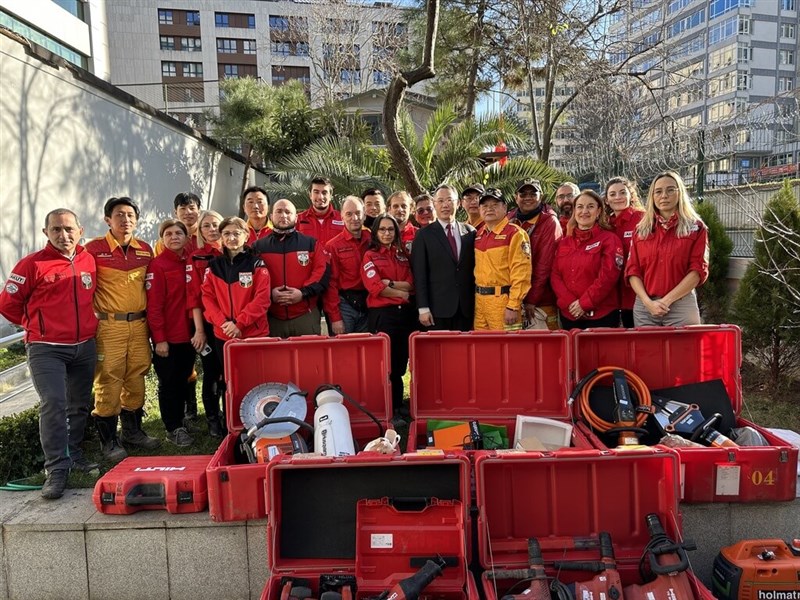 Taiwan rescue team donates equipment to Turkish counterpart - Focus Taiwan