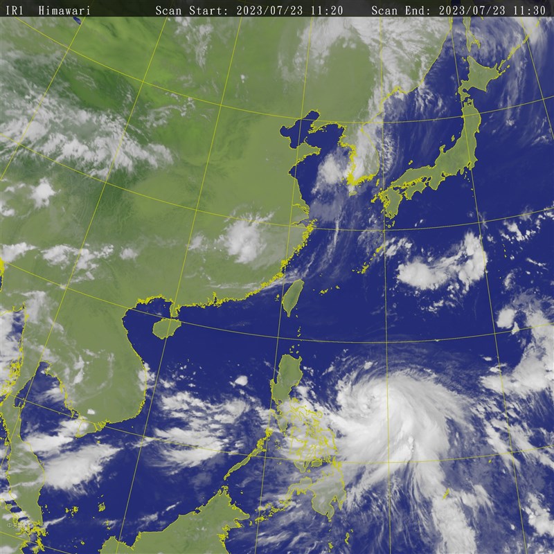 Tropical Storm Doksuri likely to make landfall on Thursday: CWB - Focus ...