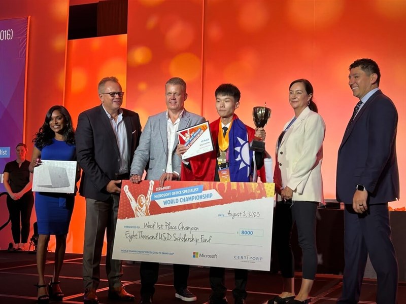 Taiwan excels at Microsoft Office Specialist World Championship - Focus ...