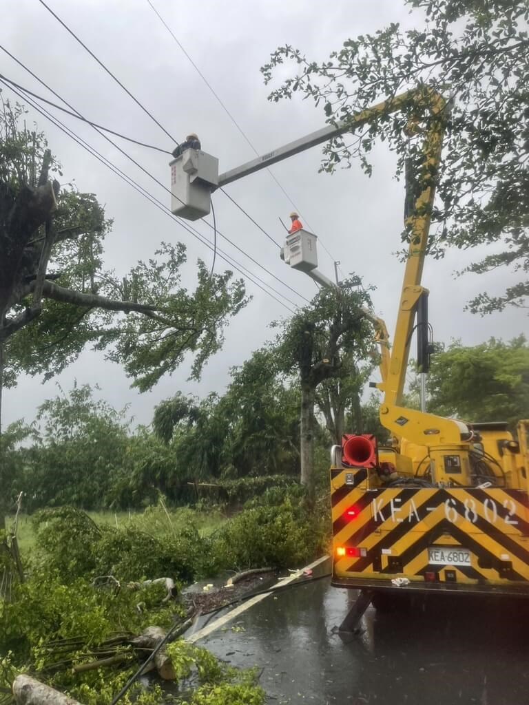 35,000 still without power after Typhoon Haikui topples trees, utility ...