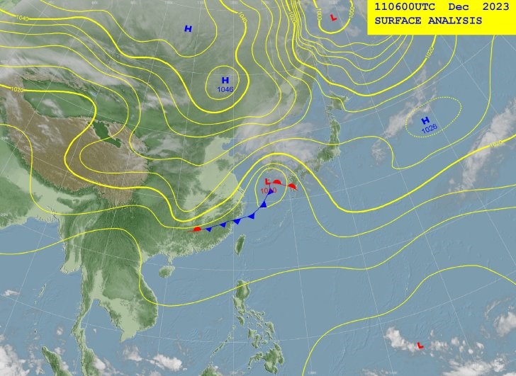 Cold fronts to arrive in Taiwan on Tuesday and Saturday: CWA - Focus Taiwan