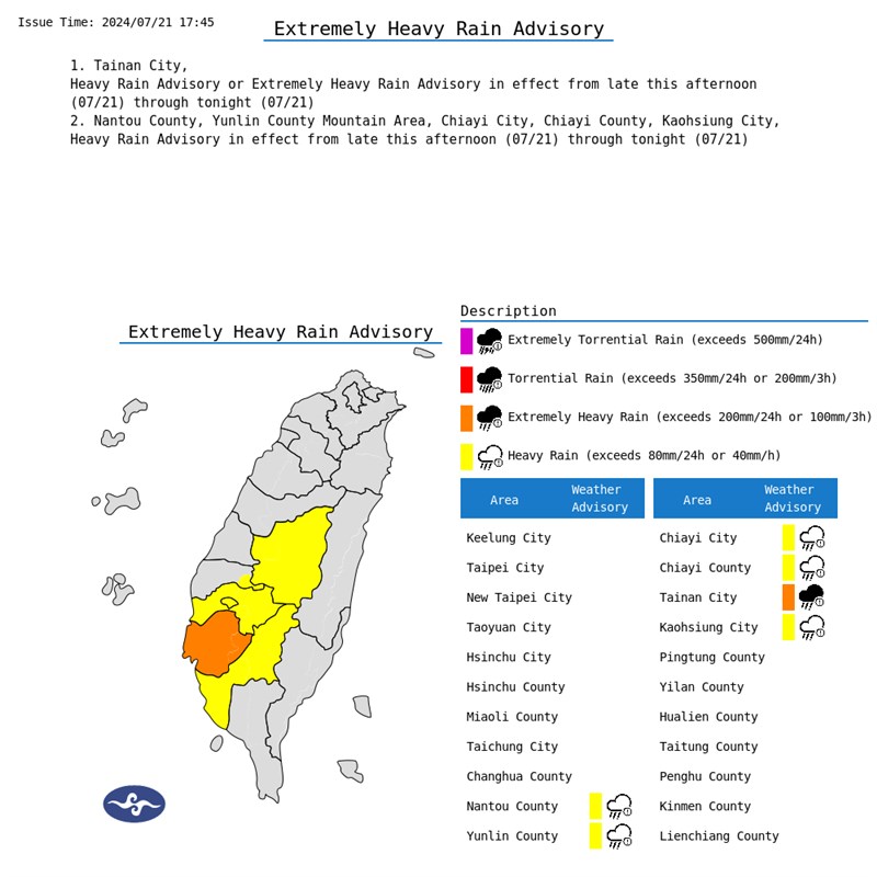 Tropical Storm Gaemi intensifies as it approaches Taiwan: CWA - Focus ...