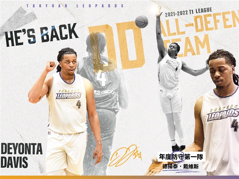 Taoyuan Leopards extends contract of former NBA player Deyonta Davis ...