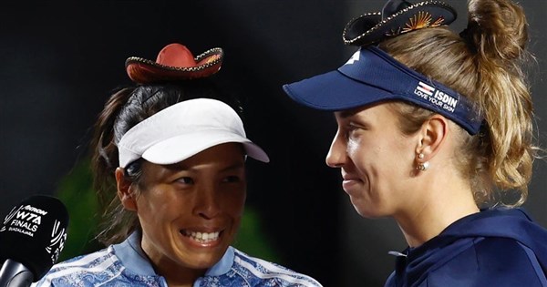 Taiwan's Hsieh reaches doubles semifinals in WTA Finals tournament ...