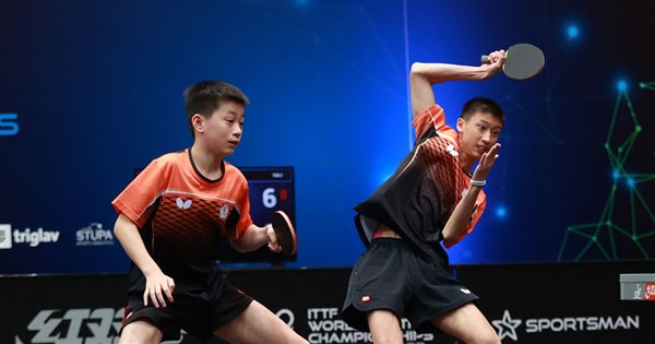 Taiwan duo wins U15 boys' doubles at ITTF World Youth Championships ...