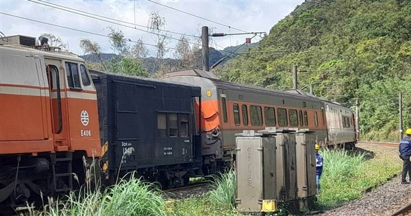 New Taipei freight train derailment causes delays - Focus Taiwan
