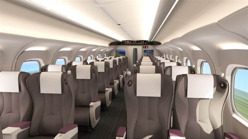 台湾高速鉄道の新型車両 荷物棚大型化 座席モケットは山をイメージ - フォーカス台湾