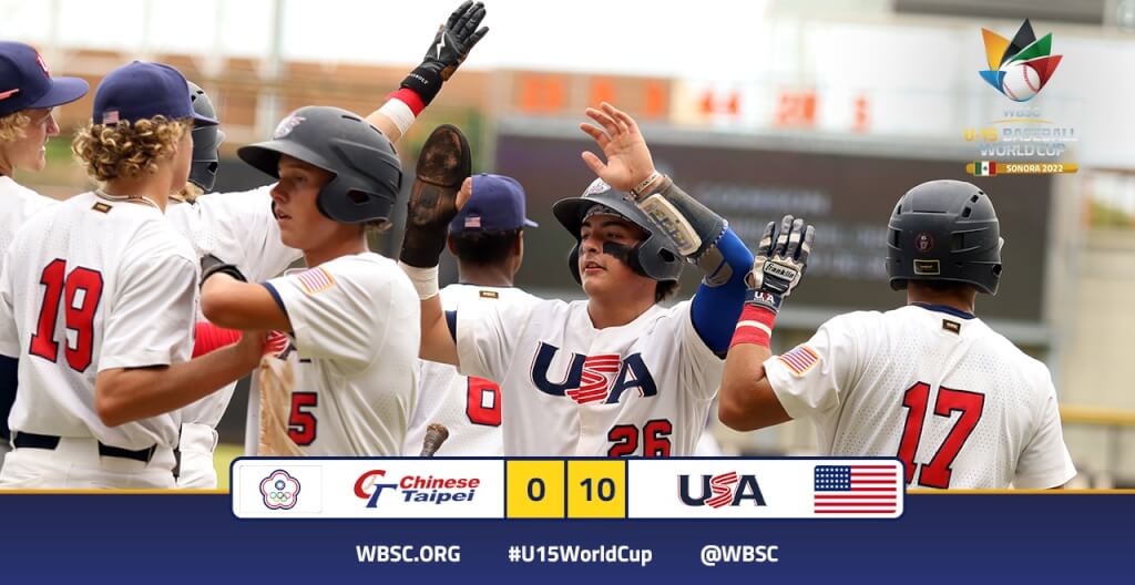 U15世界盃棒球賽台灣遭美完封 仍不放棄奪牌機會[影] | 運動 | 中央社 CNA