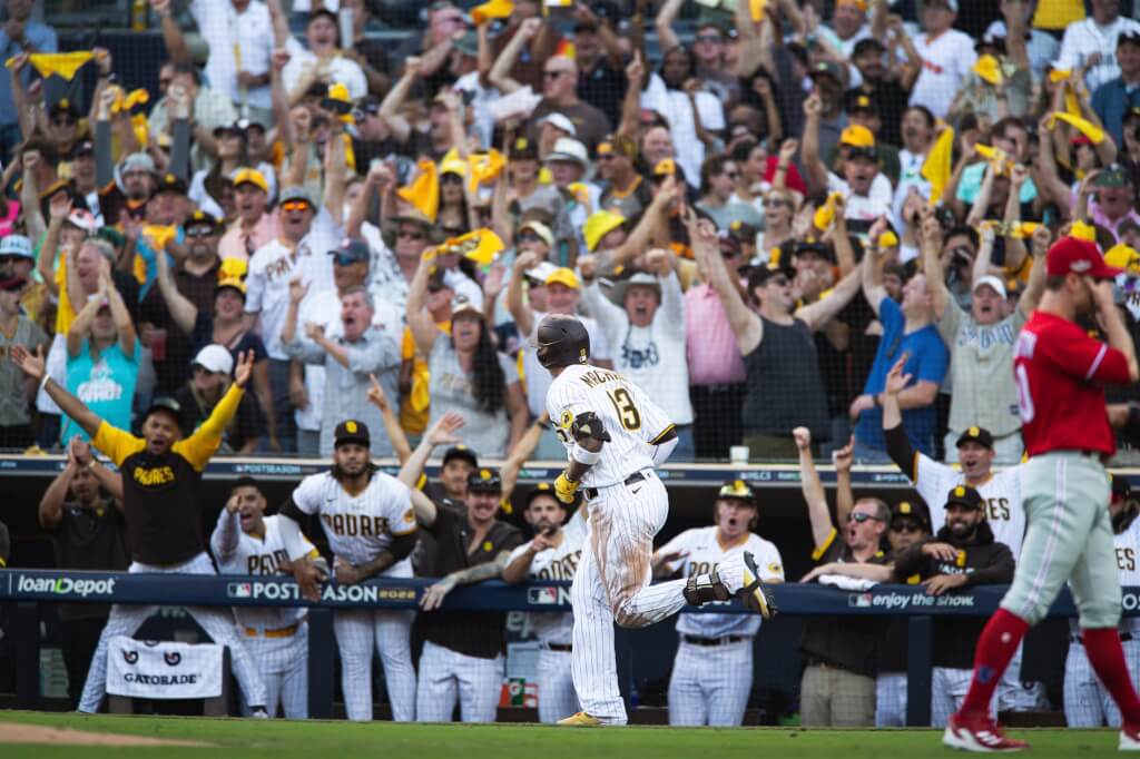 MLB教士8比5勝費城人 國聯冠軍賽扳回一城[影] | 運動 | 中央社 CNA