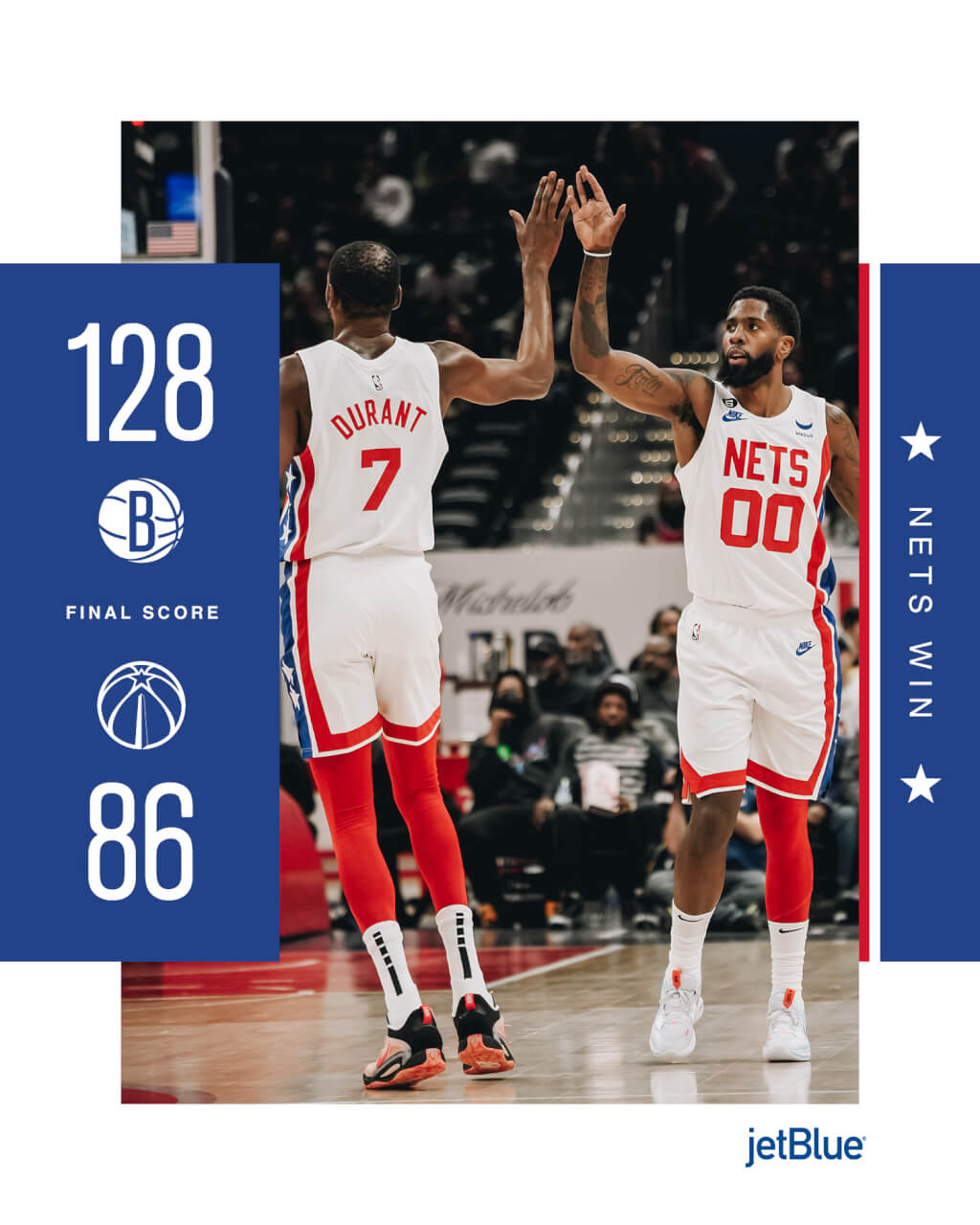 NBA籃網擺脫厄文反猶風波 42分差大勝巫師[影] | 運動 | 中央社 CNA