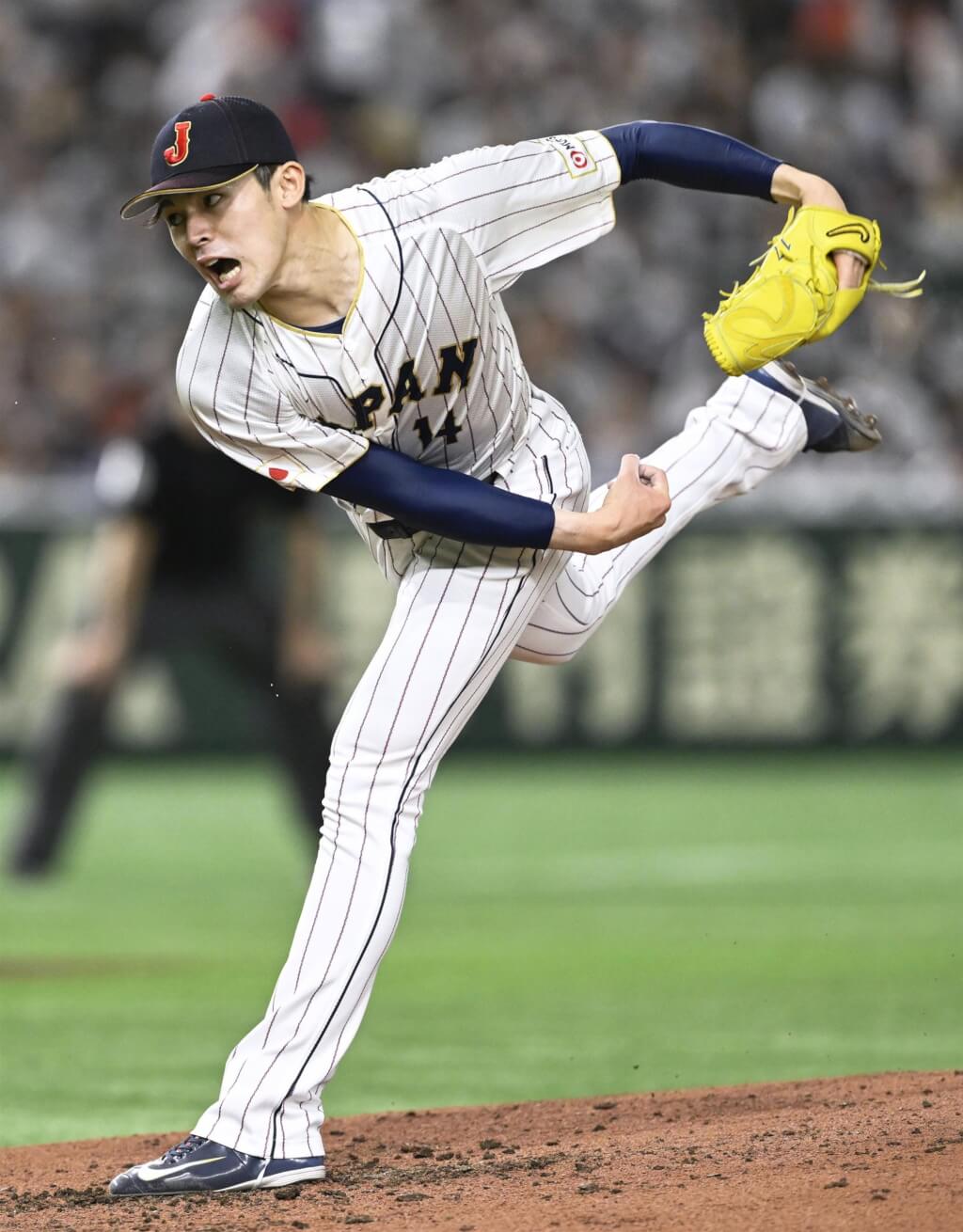 經典賽佐佐木朗希球速飆164公里祭8K 日本10比2擊敗捷克3連勝[影] | 運動 | 中央社 CNA