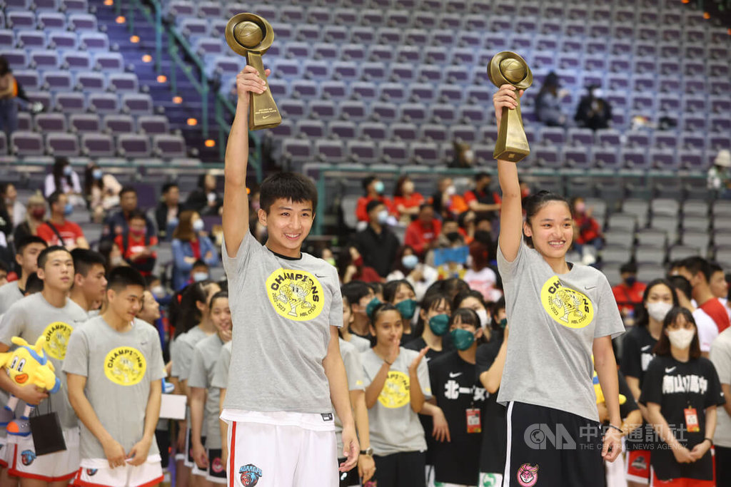 HBL光復連霸謝銘駿獲MVP 誓言要超越陳將双 | 運動 | 中央社 CNA