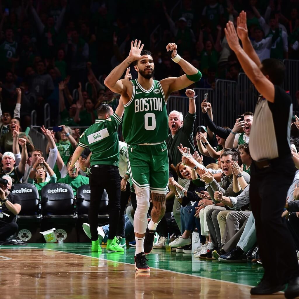 塔特姆飆51分創NBA第7戰新猷 塞爾蒂克晉東區冠軍賽迎戰熱火[影] | 運動 | 中央社 CNA