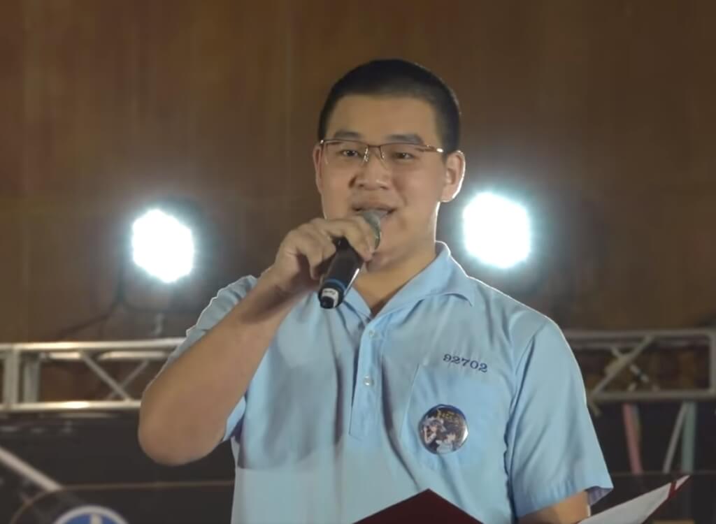 呂顥天國中畢典全程台語致詞：一時失志別放棄 像大船出港不怕浪高[影] | 生活 | 中央社 CNA