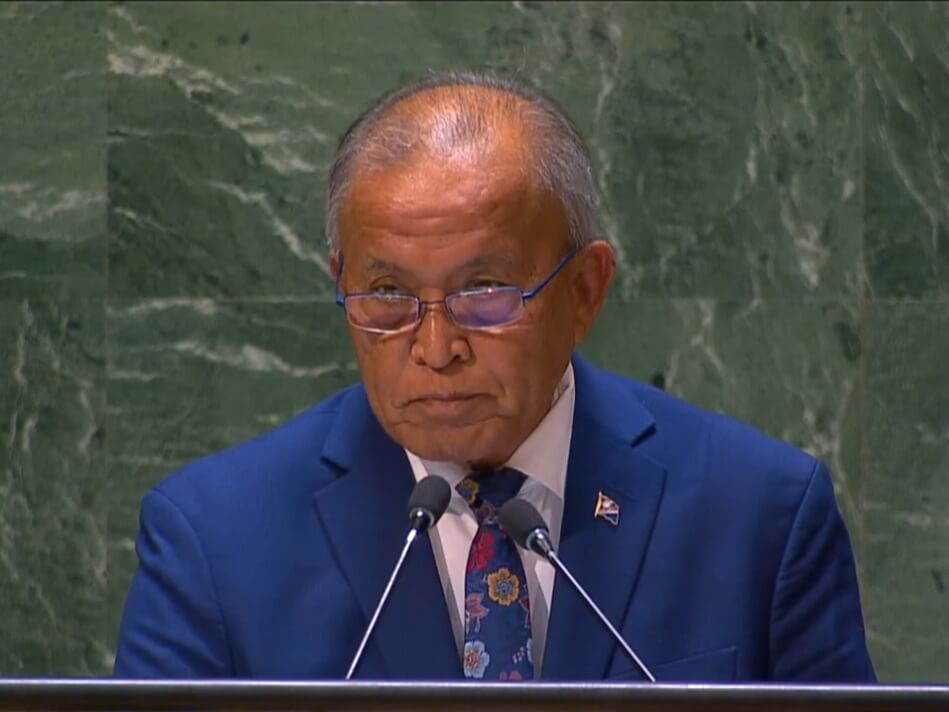 馬紹爾總統聯大挺台灣：2758號決議詮釋錯誤應丟進歷史墳墓[影] | 政治 | 中央社 CNA