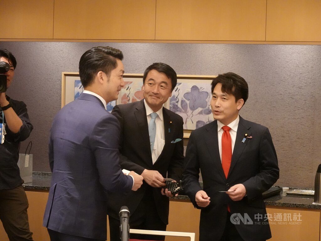 蔣萬安與日華懇議員早餐會 笑稱520台北再相會很有緣 | 政治 | 中央社 CNA