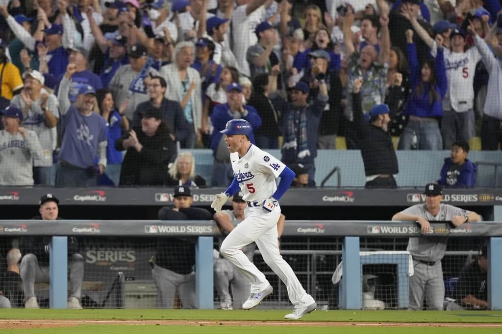 MLB世界大賽山本由伸好投、Freeman再開轟 道奇2連勝洋基[影] | 運動 | 中央社 CNA