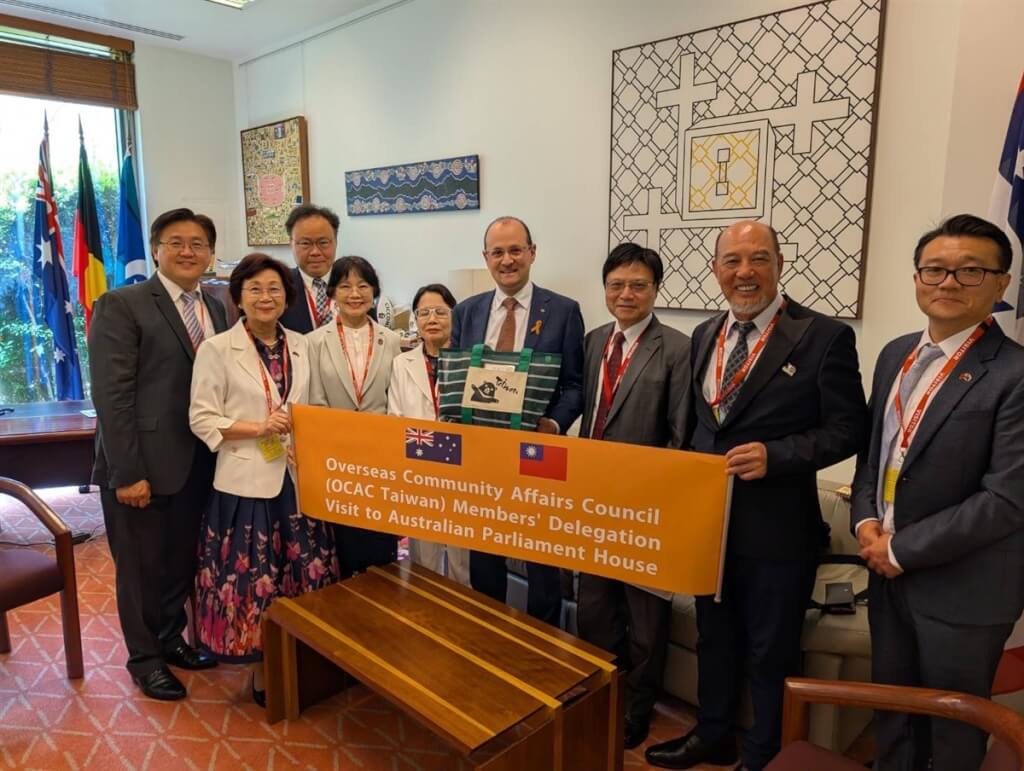 僑務委員拜會澳洲國會 籲支持台灣加入CPTPP | 政治 | 中央社 CNA