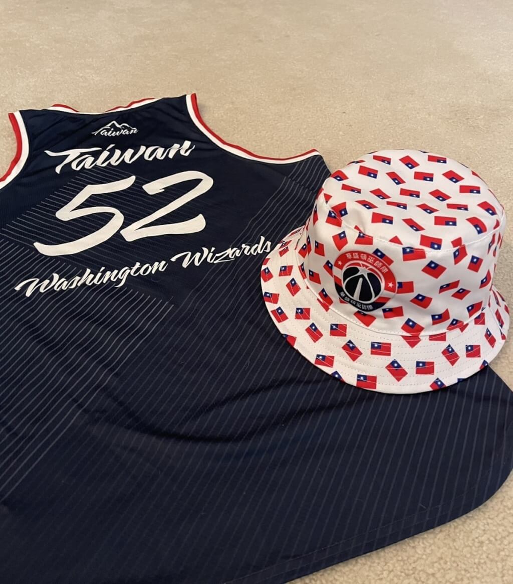 NBA巫師隊台灣日3/21華府首登場 場布紀念品飄台味 | 運動 | 中央社 CNA