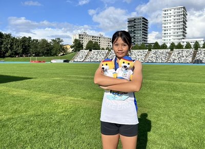 「新北小紀政」林子婕 愛沙尼亞少運會跨欄2連霸
