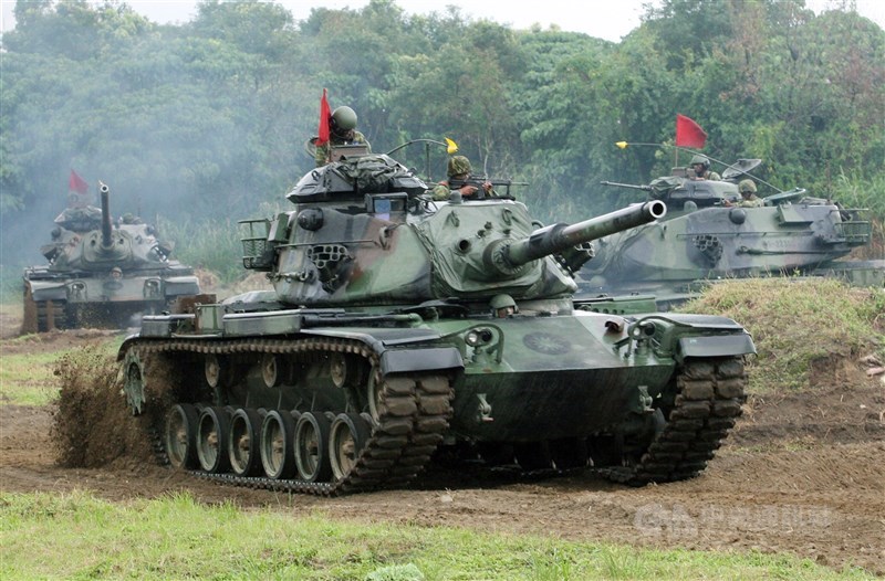 M60A3戰車湖口訓練滑落邊坡 官兵無礙僅挫傷 | 政治 | 重點新聞 | 中央社 CNA