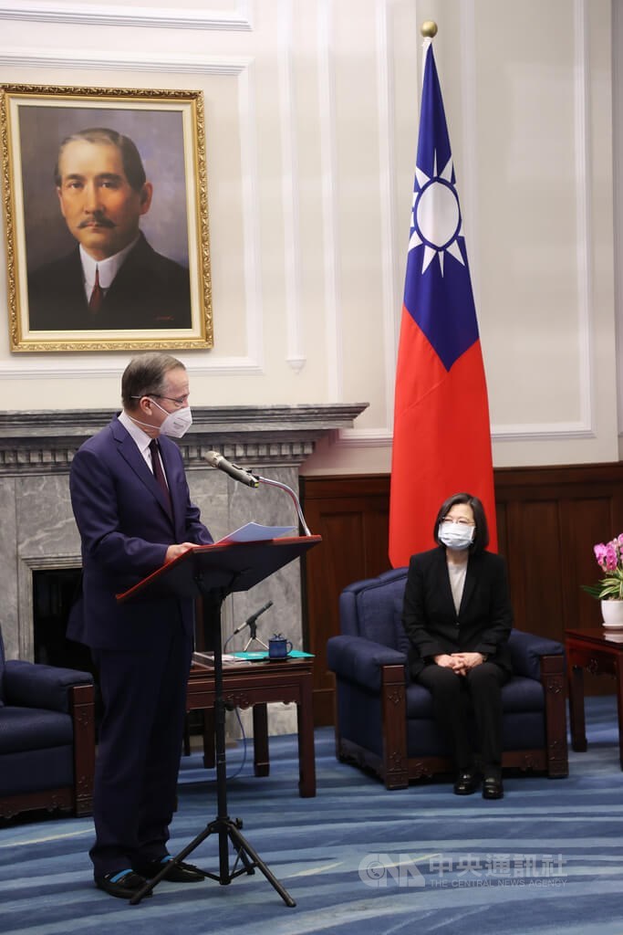 美代表團會見蔡總統 再次保證美國堅定維持承諾 | 政治 | 中央社 CNA