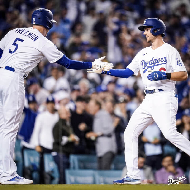 MLB特納首局開轟 道奇擊敗教士國聯分區系列賽開紅盤[影] | 運動 | 中央社 CNA