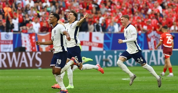 England beat Switzerland in a penalty shoot-out to enter the European ...