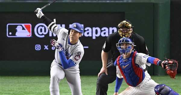 MLB東京開幕戰大谷翔平敲雙安建功 道奇奪首勝4比1力克小熊[影] | 運動 | 中央社 CNA